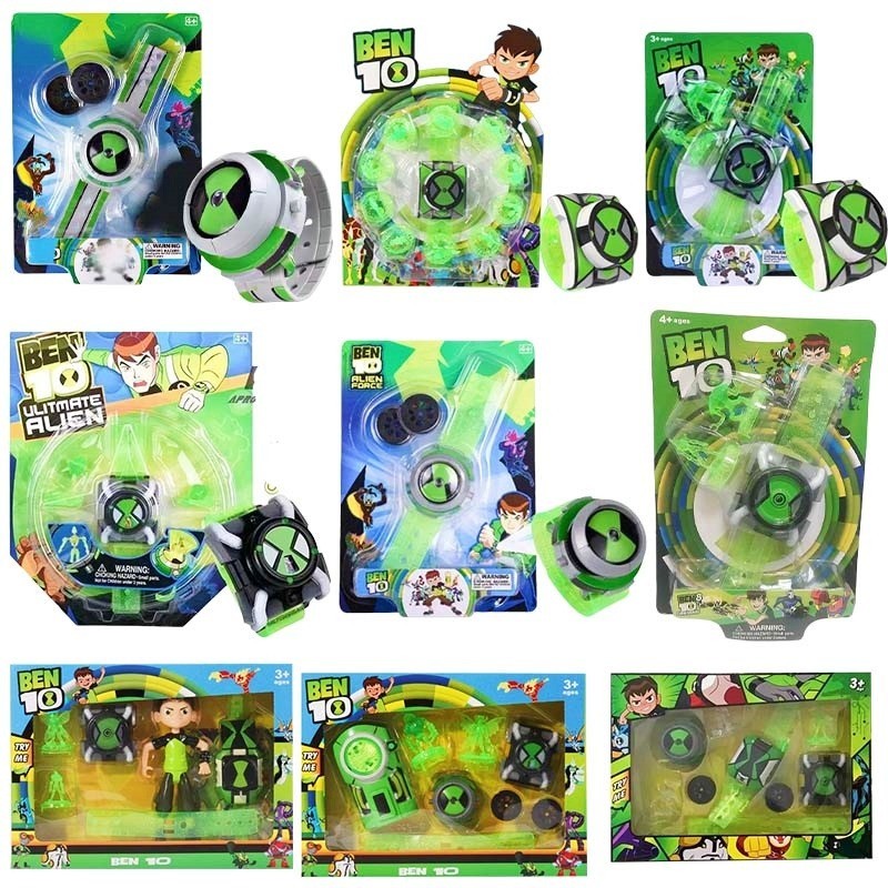 Jual Bandai Original 3D Ben 10 Watch Earth Defenders Projection Watch ...