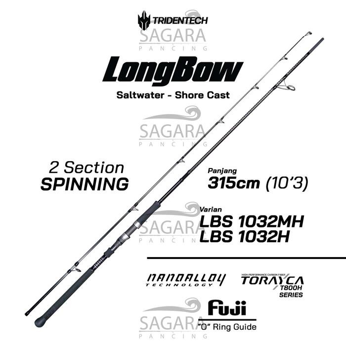 Jual Joran Tridentech LongBow Joran Light Casting Joran Shore Jigging Joran Light Popping Ring ...