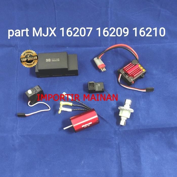 Jual Stok Baru part MJX 16207 16209 16210 baterai 3s esc receiver motor ...