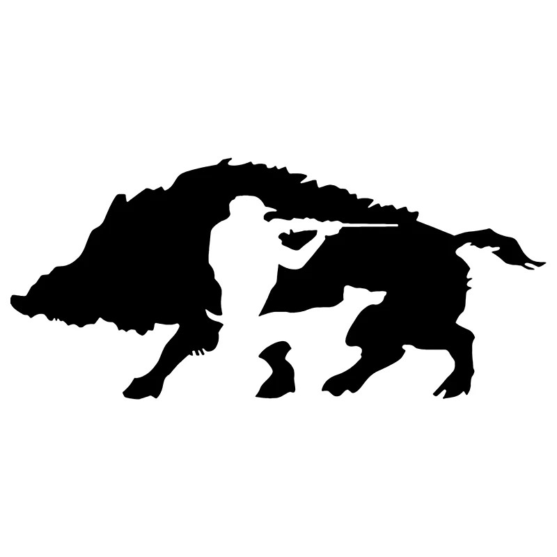 Jual IMPORT Vinyl Decal Car Sticker Hunting Boar Waterproof Auto Decors ...