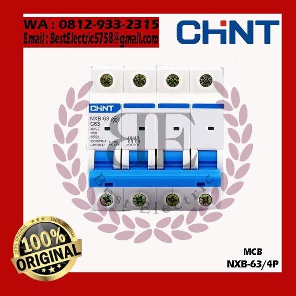 Jual Mcb Chint / Nxb-63 4Pole 25A / Nxb63 / 4X25A / 4P 25A | Shopee Indonesia