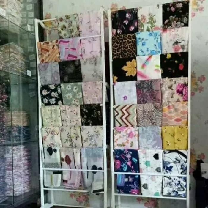 Jual RAK AMAZING / RAK JILBAB / RAK SEPATU BESI PUTIH PLASTIK BERANEKA ...