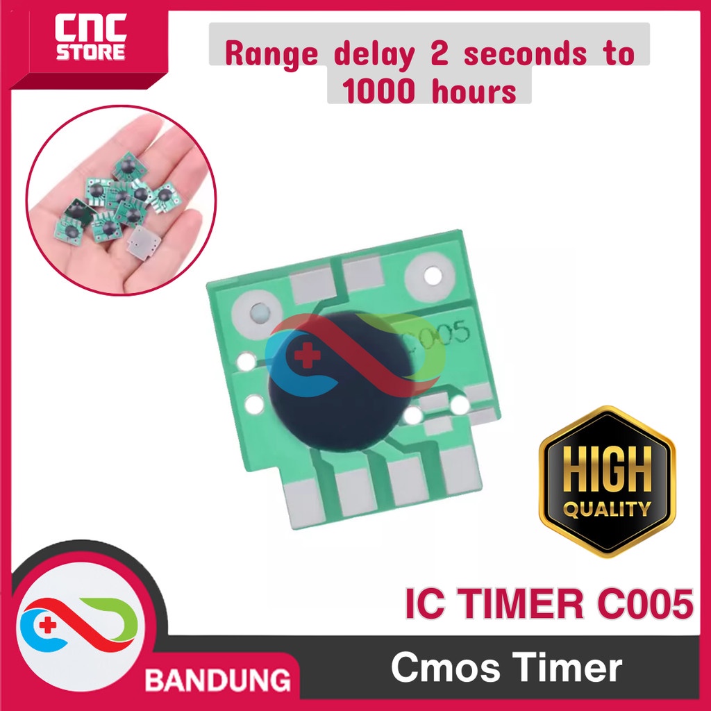 Jual IC TIMER C005 TIMER CMOS TIMER PRESISI 2 DETIK SAMPAI 1000 JAM COB | Shopee Indonesia