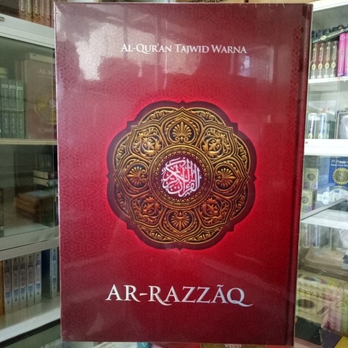 Jual ALQURAN TAJWID LANSIA AR-RAZZAQ, AL-QURAN MUSHAF AR-RAZAQ UKURAN ...