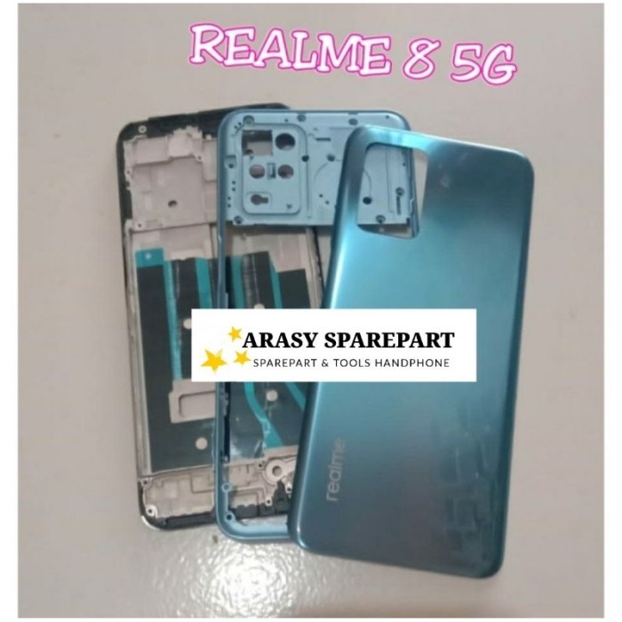 Jual Jual [READY] Housing Casing Fullset Realme 8 5g Tulang Frame Dan ...