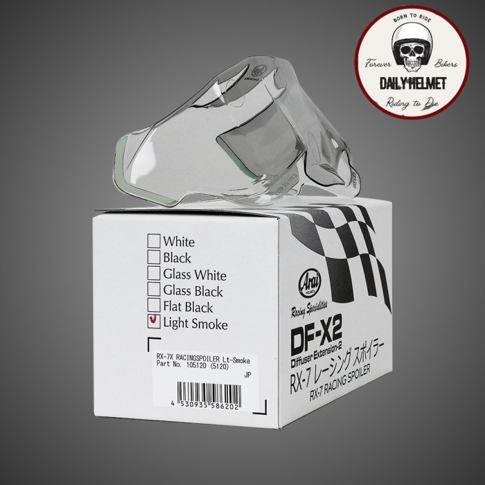 Jual Arai Rx7X Df-X2 Diffuser Extension Racing Spoiler (5120) - Light ...