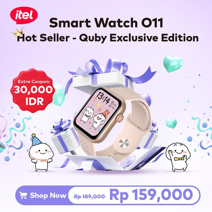 Jual itel ISW-O11 Official SmartWatch O11 3 Active Tahan Air 5ATM 100 ...