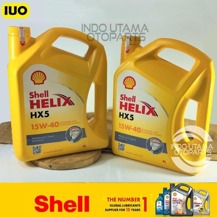 Jual Oli Mesin Shell Helix Hx5 15W40 Original Synthetic Api Sn/Cf 4 ...