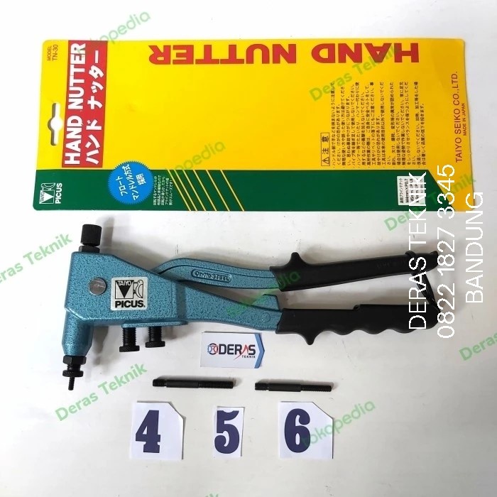 Jual Tang Rivet Nut Japan Original / Nut Riveter / Hand Nutter M4 M5 M6 ...