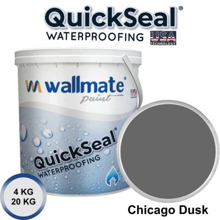 Jual Cat Dak Beton Wallmate Quickseal Waterproofing Usa Chicago Dusk 20 ...