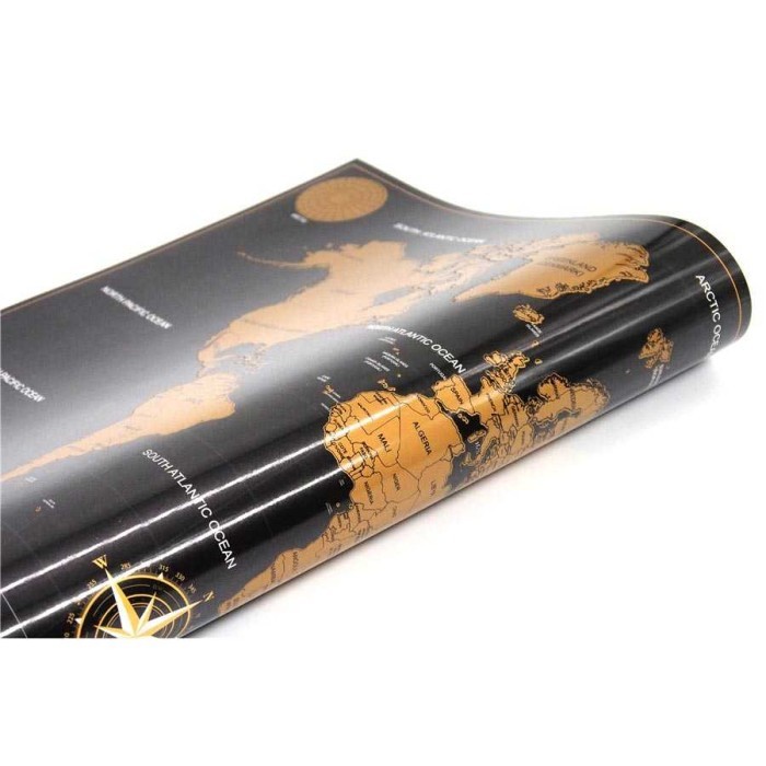 Jual Sticker Wallpaper Dinding World Map/ stiker dekorasi peta dunia ...