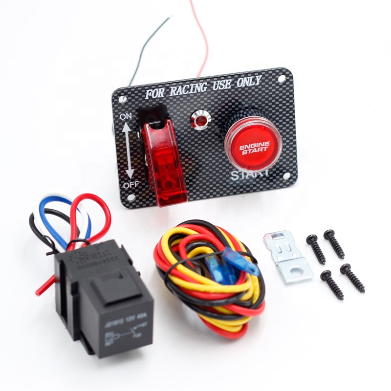 Jual EYE 12V 24V Boat Start Racing Car Ignition Indicator Toggle Switch ...