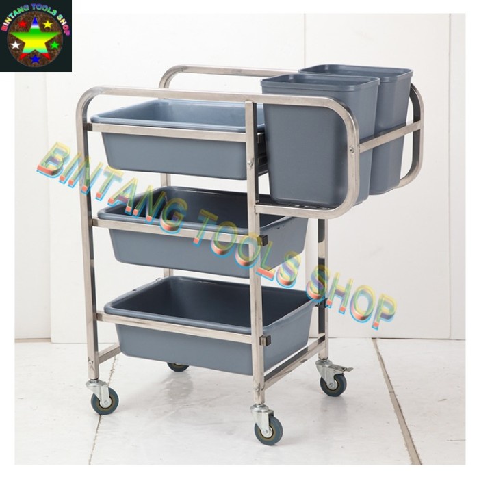 Jual TROLLEY COLLECT SERVICE TROLLEY RESTO TROLLEY DINNER FOOD COURT ...