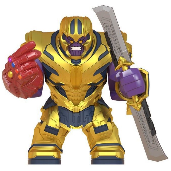 Jual Marvel Avengers Thanos Gold Chrome Infinity Stone Gauntlet War ...