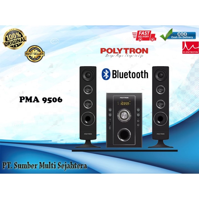 Jual CUCI GUDANG SPEAKER AKTIF POLYTRON PMA 9506 PMA-9506 OZ670 ...