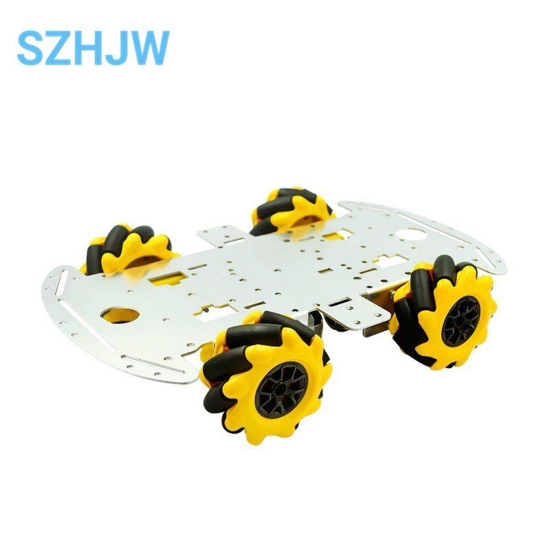 Jual KYOMA Mecanum Wheel Omni-directional Robot Car Chassis Kit with ...