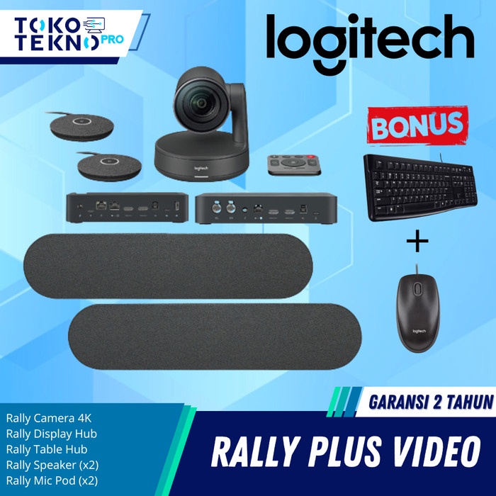 Jual KODE A Logitech Rally Plus System Ultra HD Video Conference | Shopee Indonesia