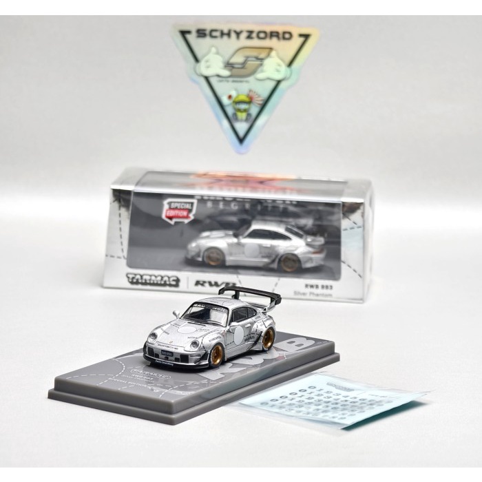 Jual Tarmac Porsche RWB 993 GT Wing Silver Phantom Exclusive Special ...