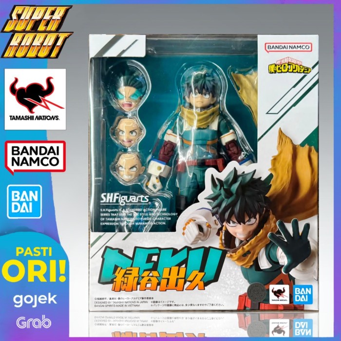 Jual SHF Deku Izuku Midoriya - My Hero Academia SHFiguarts Tamashii ...