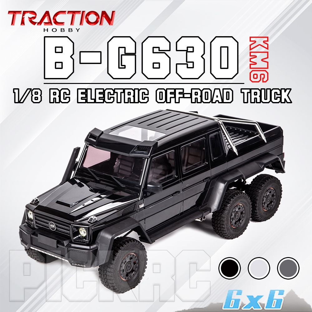 Jual TRACTION HOBBY B-G630 KM6 6X6 6WD Off-Road Truck 1/8 RC Electric ...