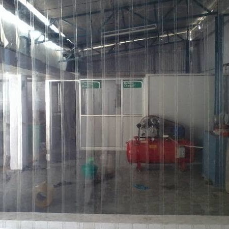 Jual Tirai pvc clear PVC strip curtain tirai plastik ukuran 370cm x ...