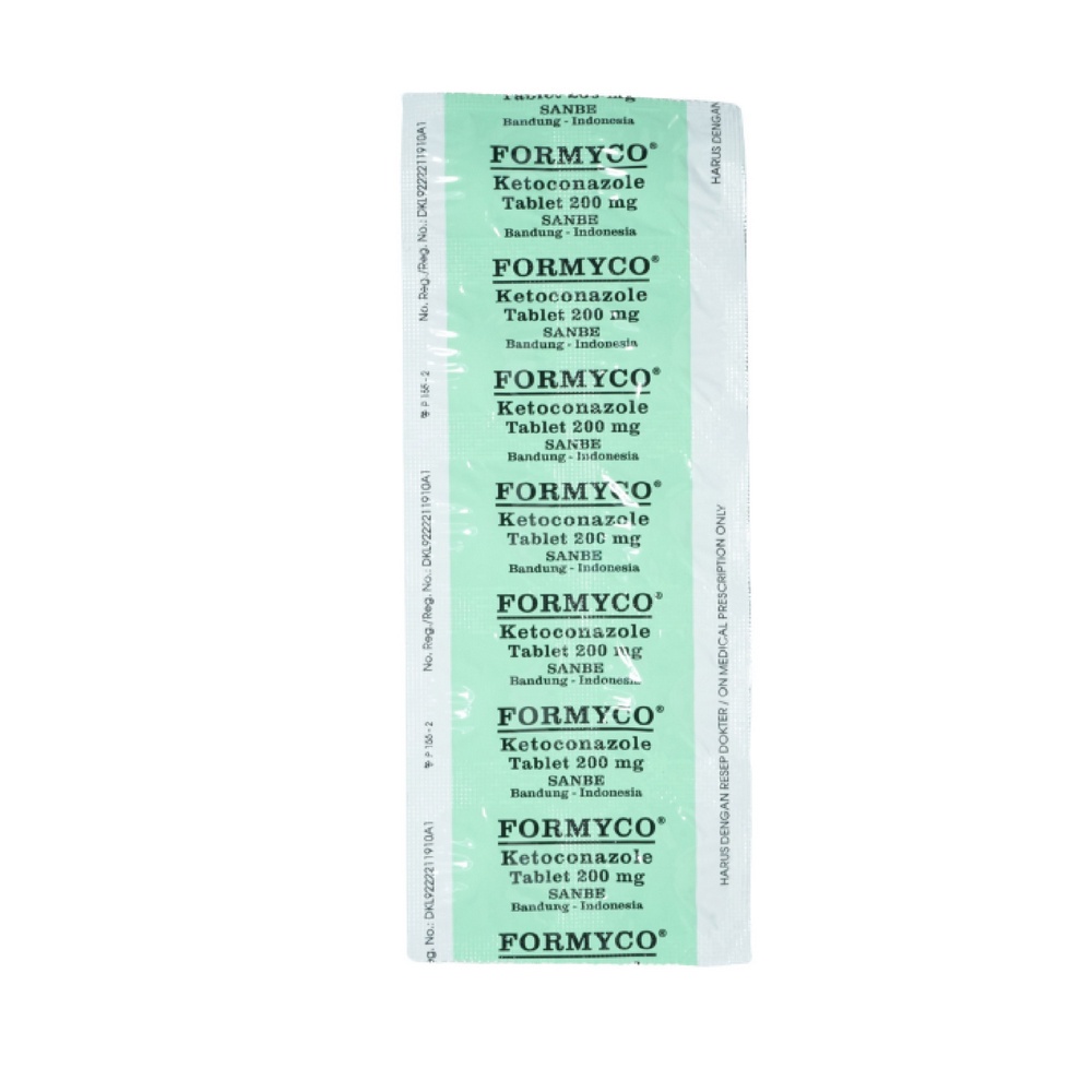 Jual FORMYCO 200 MG 10 TABLET / KETOCONAZOLE/ANTI JAMUR / OBAT KULIT ...