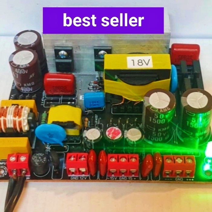 Jual NEW SMPS TRAFO SWITCHING 10A CT 18V 200WATT EXTRA 1.5A CT15&0-12V ORIGINAL QUALITY | Shopee ...