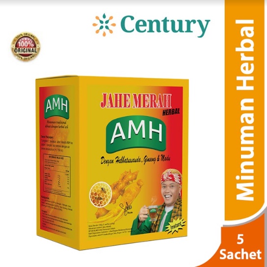 Jual AMH Jahe Merah Super 5 Sasheetx20GR / Minuman Jahe Merah / Jahe ...
