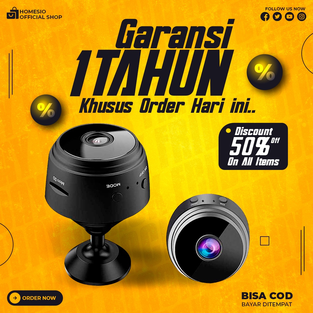 Jual CCTVqt- CCTV hp Mini Kecil Wireless Wifi Tanpa Kabel Kamera Camera ...