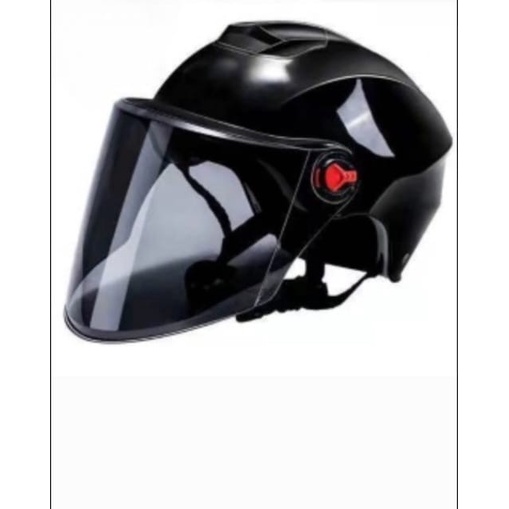Jual HELM SEPEDA/MOTOR LISTRIK FULL FACE BLACK LONG-FULL HITAM VIETNAM ...