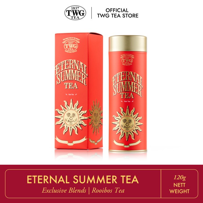 Jual TWG Tea Eternal Summer Tea, Haute Couture Tea Tin, 120g | Shopee ...