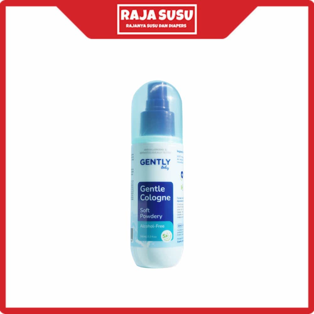 Jual GENTLY BABY GENTLE COLOGNE SOFT POWDERY 100ML - RAJA SUSU | Shopee ...