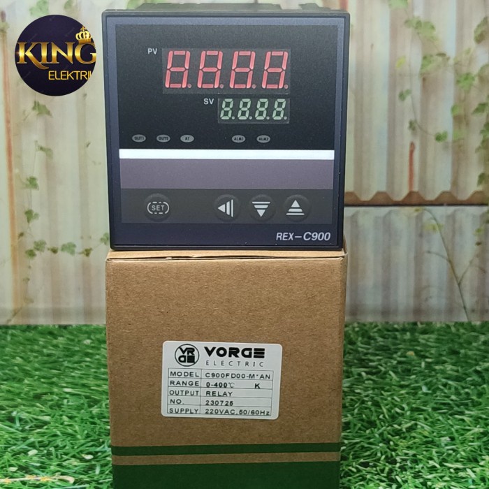 Jual PID Digital Temperature kontrol REX-C900 thermostat VORGE CONTROL C900 | Shopee Indonesia