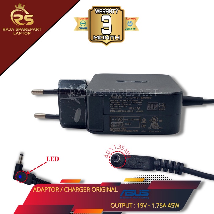 Jual Adaptor Charger Original Laptop Asus X441 X441M X441Ma 1.75A Jack ...