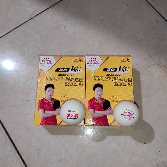 Jual TERBARU! Bola Double Fish 3 Star V40+ 2022-2023 | Shopee Indonesia