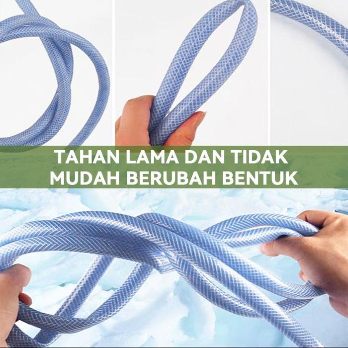 Jual SELANG AIR 1 ROL 20 25 30 METERSELANG AIR SERAT BENANG TRANSPARANT1/2 5 8 3/4 1 INCH ...