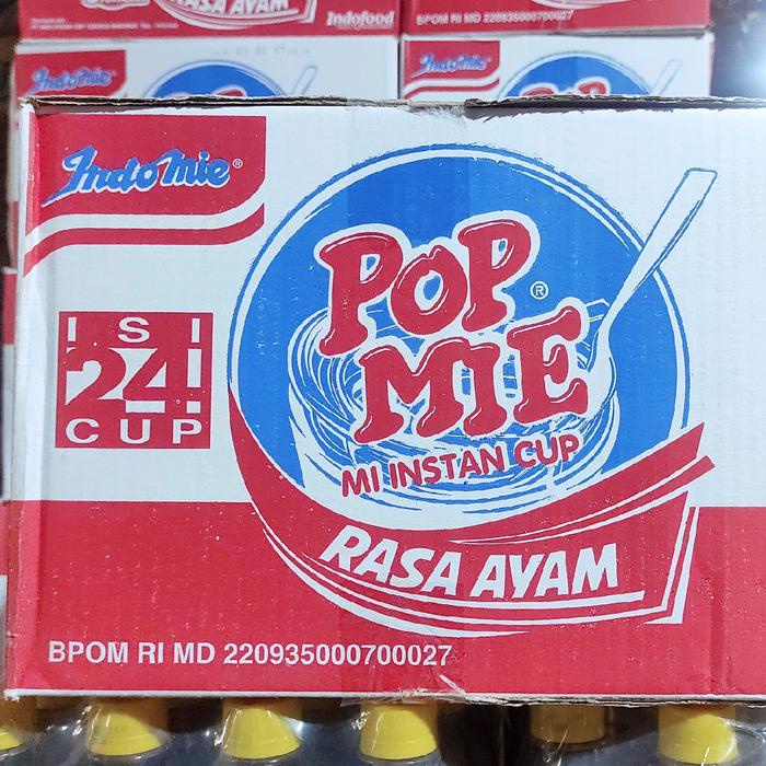Jual Pop Mie Rasa Ayam 1 dus isi 24 pcs Noodles indomie kuah | Shopee ...