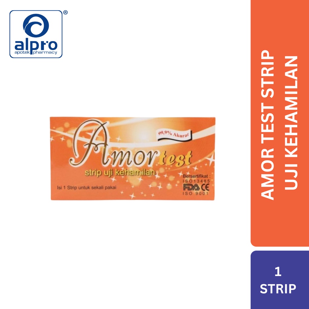 Jual AMOR TEST STRIP UJI KEHAMILAN1 | Shopee Indonesia