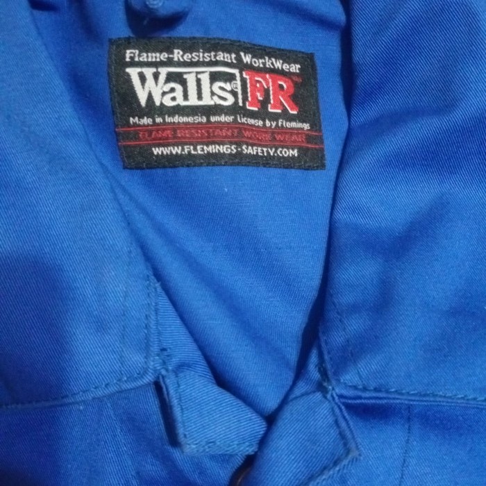 Jual JaminMutuNya- Werpak coverall safety/ Flamming Walls Flame ...