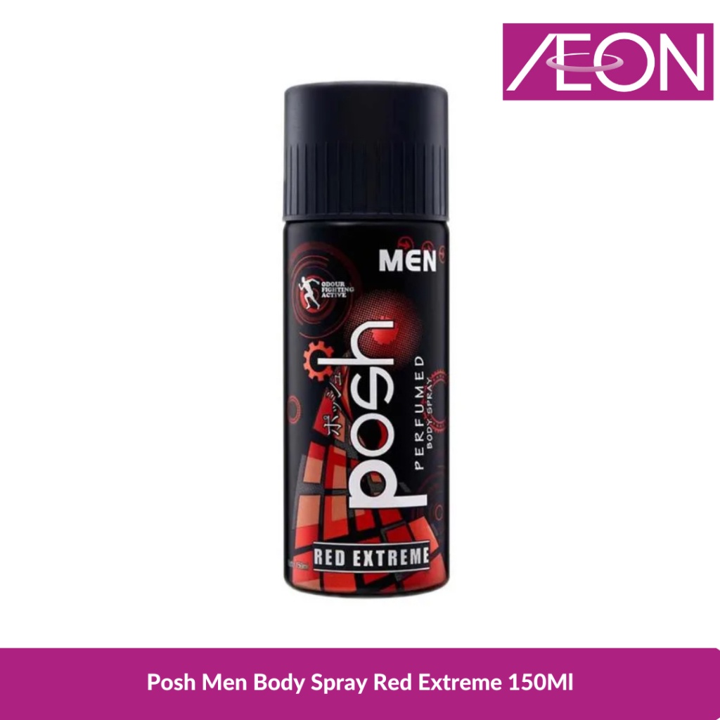 Jual Posh Men Body Spray Red Extreme 150Ml | Shopee Indonesia