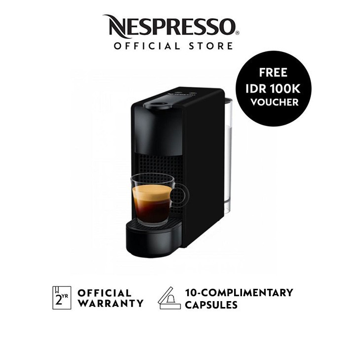 Jual Nespresso Essenza Mini C30 Coffee Machine, Black (Mesin Kopi ...