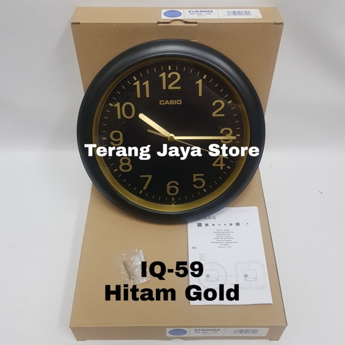 Jual Jam Dinding Casio Iq-59 Wall Clock Casio Iq 59 Original 100% (Hs ...