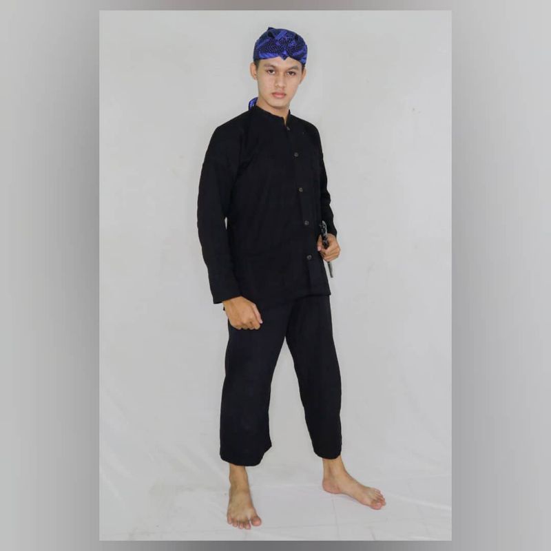 Jual Satu Set Baju + Celana Pangsi Sunda Dewasa / Baju Adat Sunda / Baju Adat Baduy / Baju ...