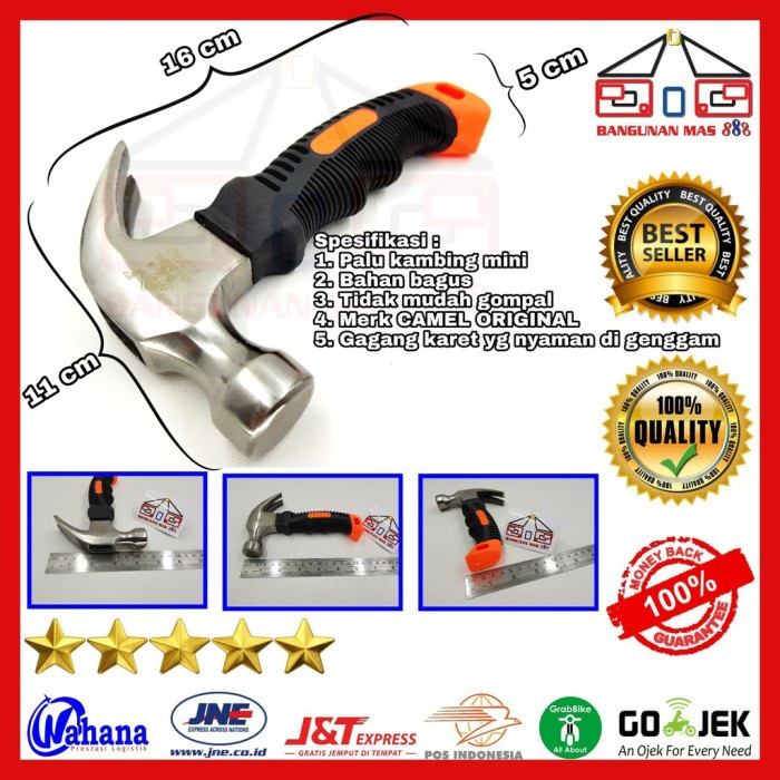 Jual PALU TUKANG MINI - PALU MINI - PALU KAMBING - MARTIL BESI - PALU ...
