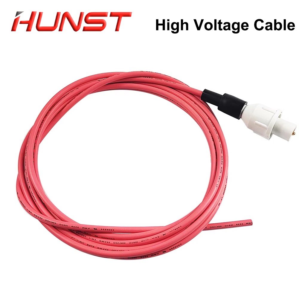 Jual HUNST 40KV High Voltage Cable Red Positive Lead Wire 3Meters for ...