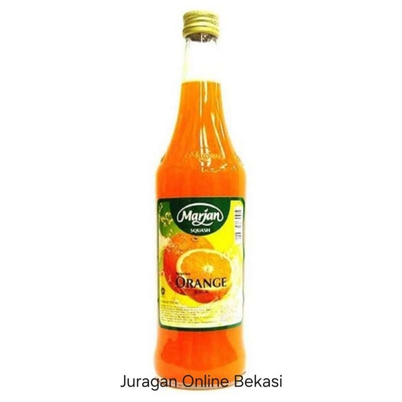 Jual SYRUP MARJAN SQUASH ORANGE [450ml] | Shopee Indonesia