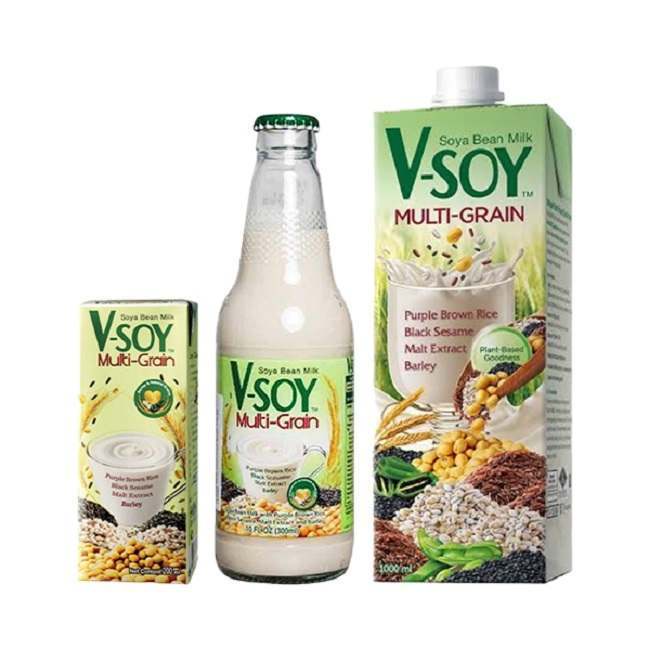 Jual V-Soy Soya Bean Multi-Grain Milk 1000 mL VSoy 1L Susu Kedelai ...