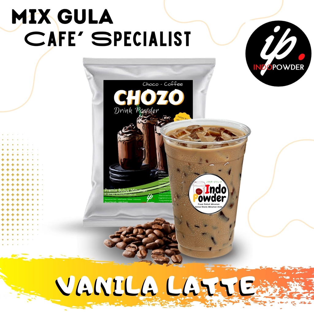 Jual IP Kendal - Bubuk Minuman Rasa VANILLA LATTE 1Kg Untuk Cafe, Resto ...