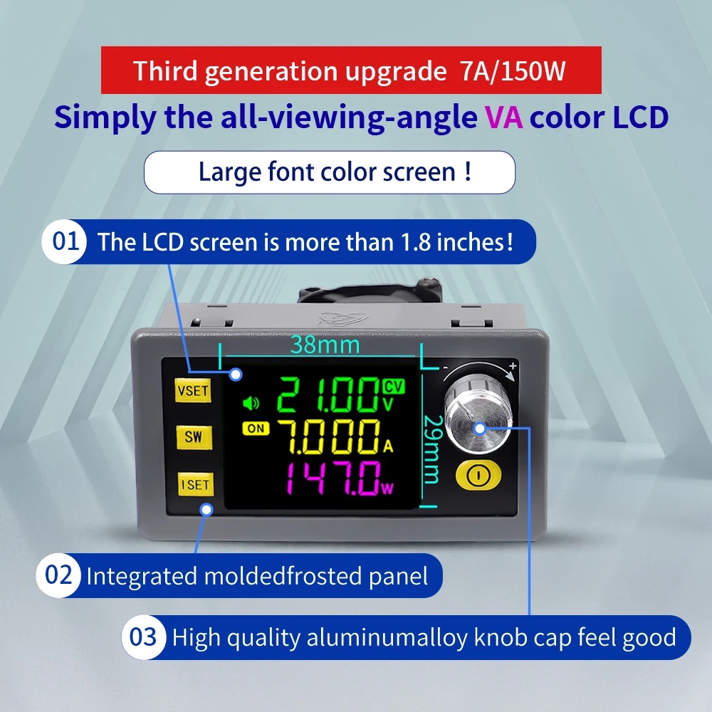 Jual SK150 150W DC-DC Buck Boost Converter CC CV CW 6-36V To 0-36V 7A Power Module Adjustable ...