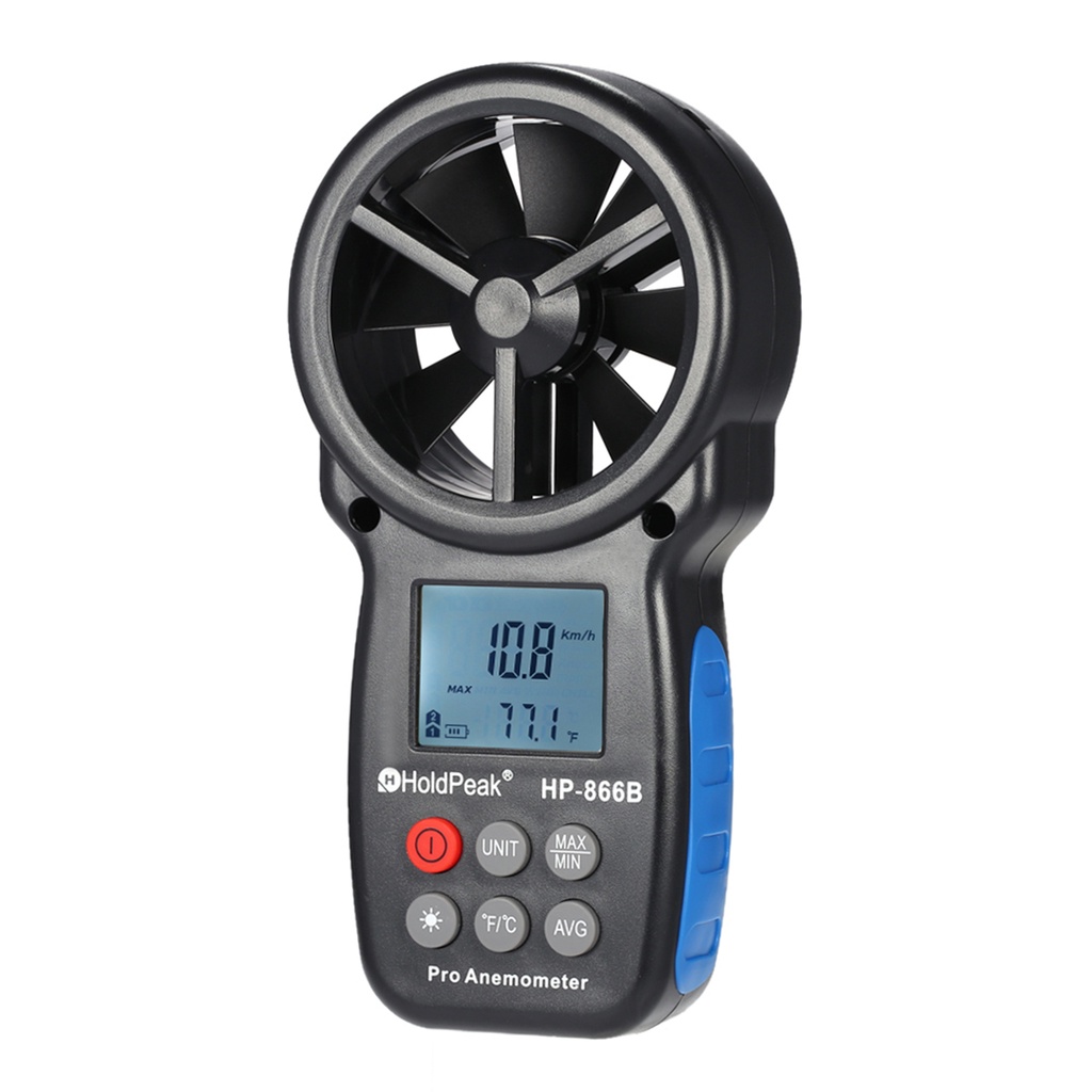 Jual HoldPeak HP-866B Mini LCD Digital Anemometer Wind Speed Air ...